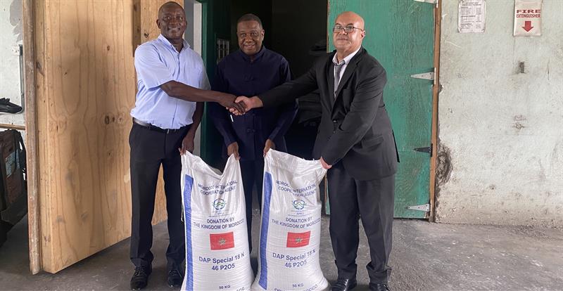 Saint Lucia News - Kingdom of Morocco donates fertilizer
