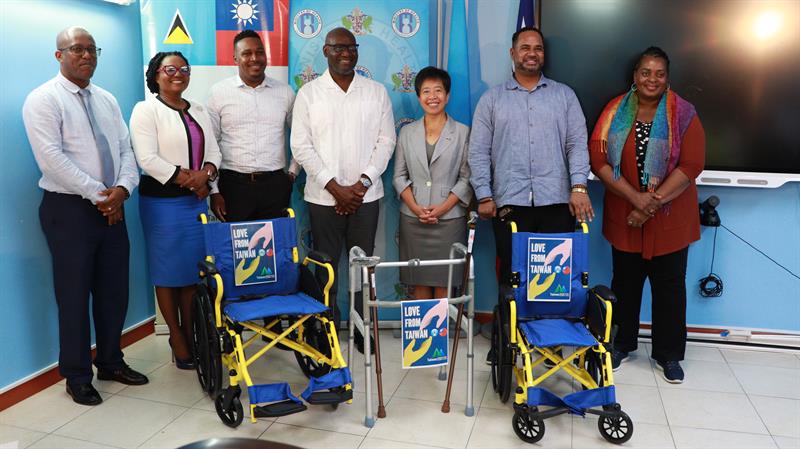 Saint Lucia News - Taiwan Donates Mobility and Support Equipment to ...
